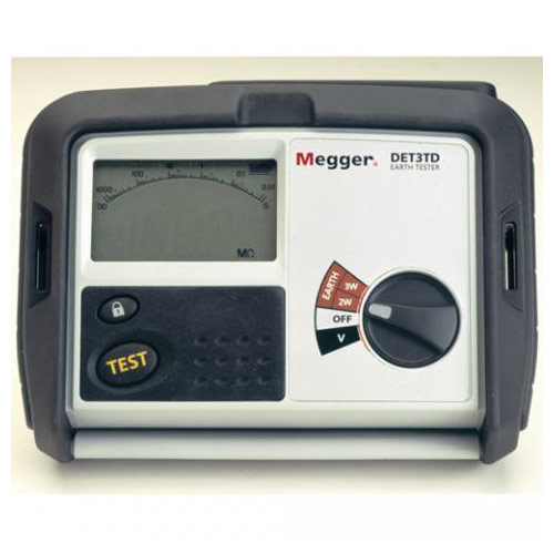 Megger DET3 Series 3-Terminal Ground Resistance Tester | Meter Digital